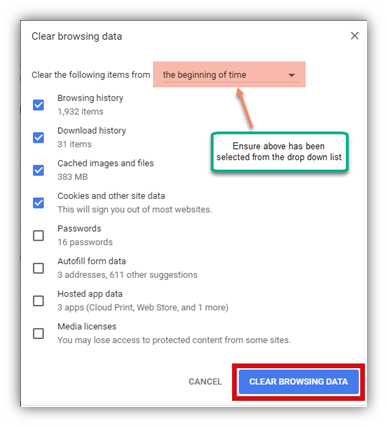 How to clear cache for eraPower – Dashboard