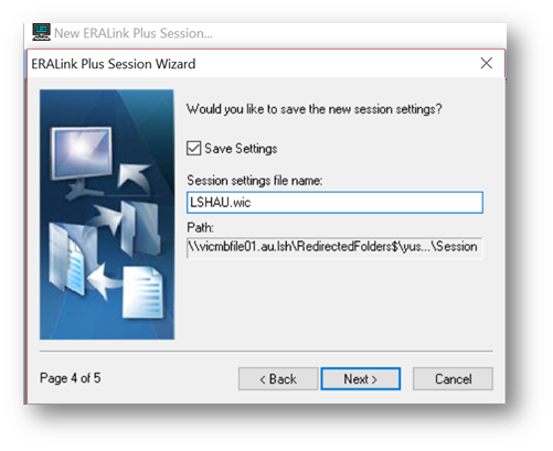 Connecting to LSH ERAlink Server – Dashboard