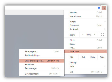 How to clear cache for eraPower – Dashboard